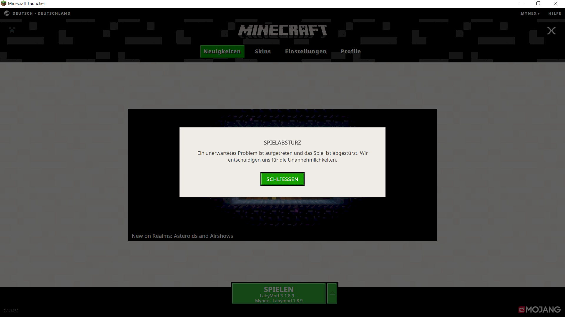 New PC, Why does not Minecraft start? - Minecraften